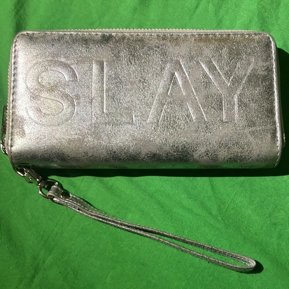 Slay | Bags | Silver Slay Wallet | Poshmark
